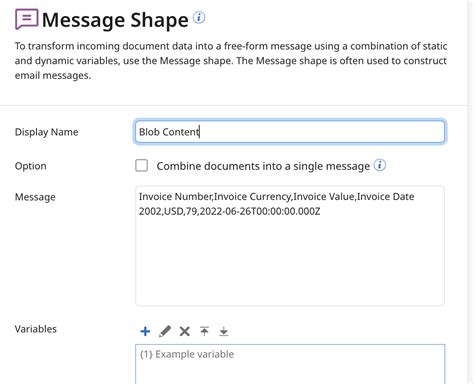 Article Recipe Invoice Creation With Azure Blob Storage Boomi