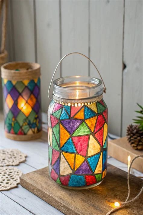 Pin By Appu On Diy Crafts With Glass Jars Jar Lanterns Mason Jar