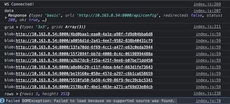 Domexception Failed To Load Because No Supported Source Was Found