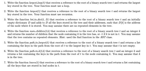 Solved 1 Write The Function Largest Loop T That Receives Chegg Com