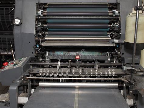 Offset Heavy Printing Machine As An Industrial Background Stock Image Image Of Backdrop Dirty