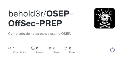 Github Behold3r Osep Offsec Prep Compilado De Notes Para O Exame Osep