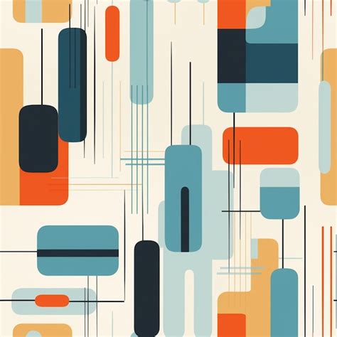 Premium Ai Image There Is A Pattern Of Squares And Rectangles On A White Background Generative Ai