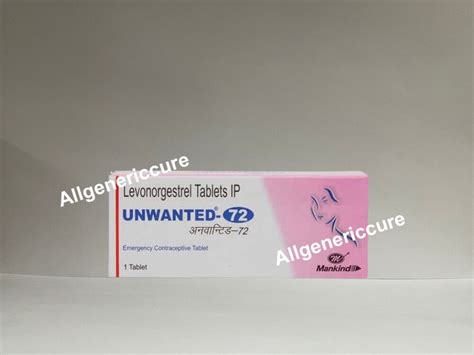 Unwanted 72 Emergency Contraception Buy Plan B Generic
