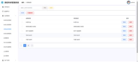 35 高校科研管理系统 java项目网