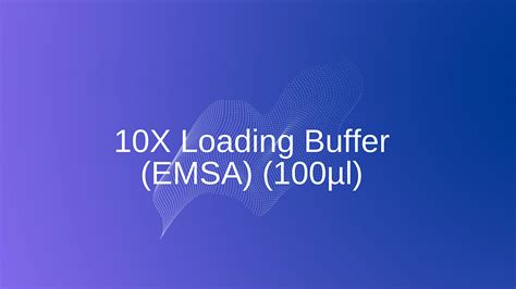 10x Loading Buffer Emsa 100 L Signosis