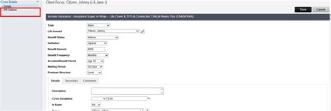 Xplan Coding For Existing Insurance Details Create Something
