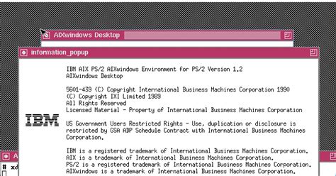 running aix x86 on laptop ibm aix ps 2 1 3 for intel i386 in virtual