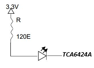 TCA6424A LED Connection Interface Forum Interface TI E2E Support Forums