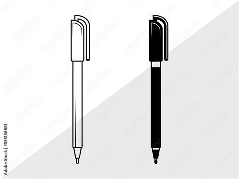 Pen SVG Pen SVG Fountain Pen Svg Pen Icon Svg Ink Pen Svg Writing Pen Svg Pen Stock Vector