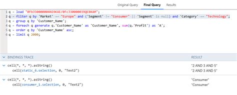 Projection Bindings In Salesforce Crm Analytics Einstein Analytics