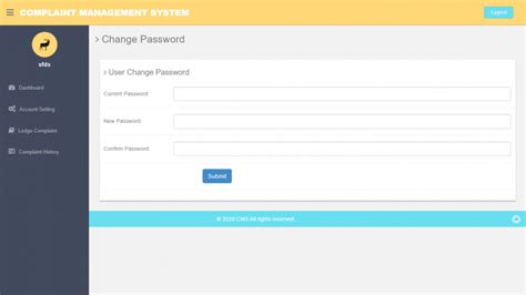 Complaint Management System Project In Php Mysql Campcodes