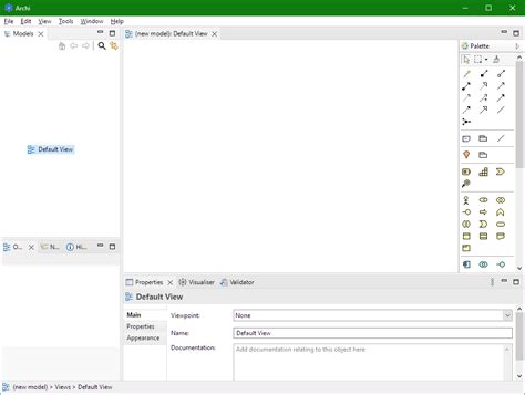 Model Tree Panel Goes Blank When Toolbar Is Hidden Issue Archimatetool Archi GitHub