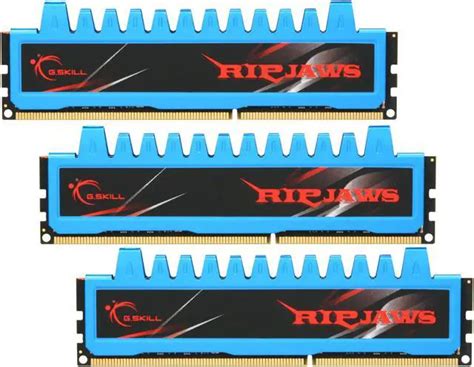 Gskill Ripjaws Series 12gb 3 X 4gb Ddr3 2000 Pc3 16000 Desktop