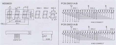 3 Digit Led Display Red Blue 0 8 Inch Seven Segment Display