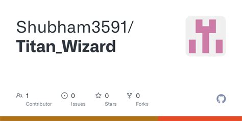 Github Shubham3591titanwizard