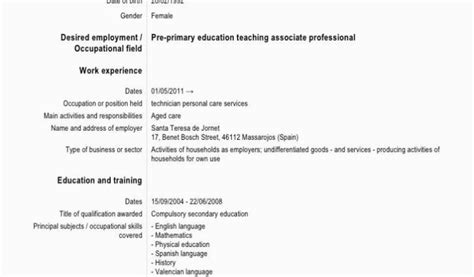 Cv Englisch Language Skills Cv Language Skill Level How To Write Resume