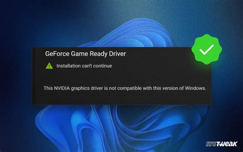 Fixed Nvidia Graphics Driver Not Compatible With Windows Version