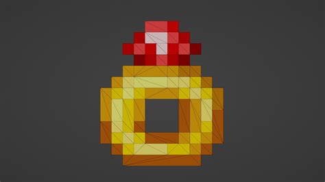 Minecraft Ring 3d Model Turbosquid 2151777