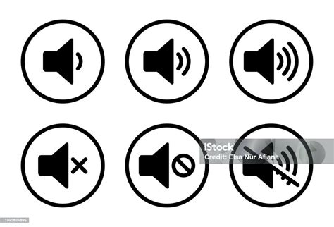 스피커 및 음소거 볼륨 아이콘 벡터를 원 라인으로 표시합니다 소리 오디오 꺼짐 기호 음소거 버튼에 대한 스톡 벡터 아트 및 기타 이미지 음소거 버튼 스피커 그래픽
