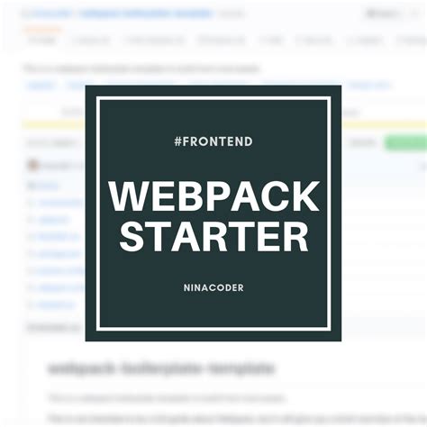 Github Ninacoderwebpack Boilerplate Template This Is A Webpack Boilerplate Template To Build