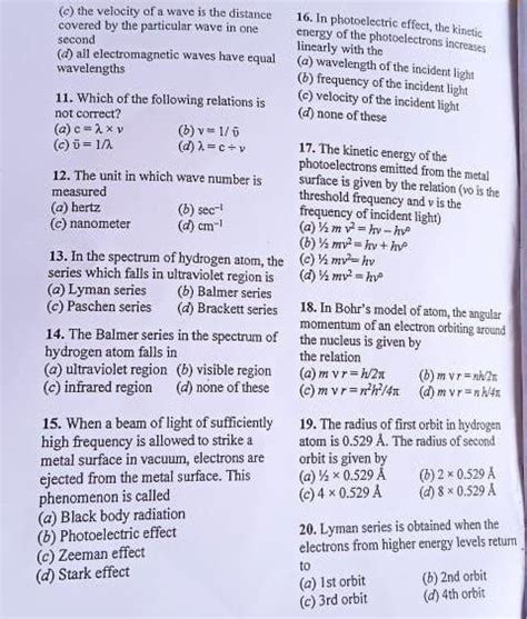 Solved An Element With Atomic Number Equal To One Chegg Com