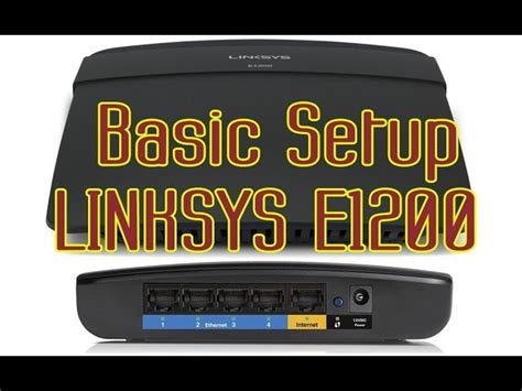 Cisco Linksys Router Configuration