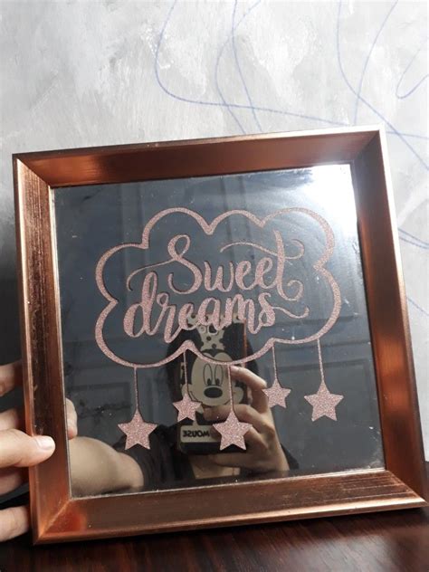 Pajangan Bingkai Sweet Dreams Desain Kerajinan Tangan Karya Seni Di