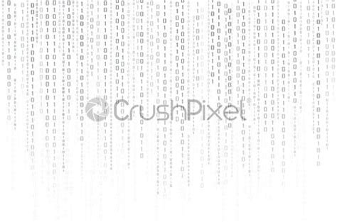 Abstract Technology Background Binary Data And Streaming Binary Code Background Stock Vector