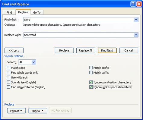 use find and replace options find replace go to editing microsoft