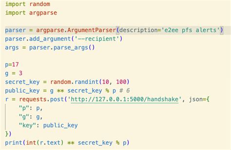 Forward Secrecy With Python