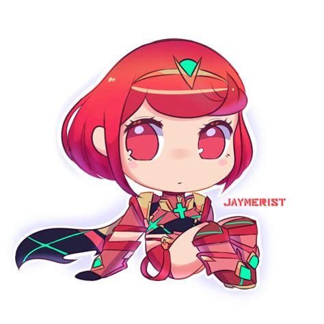 Pyra Chibi Sticker Xenoblade Amino