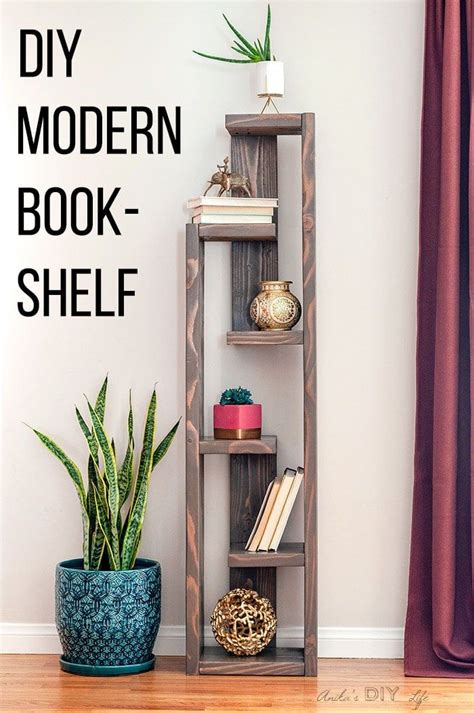 Modern DIY Bookshelf In Steps