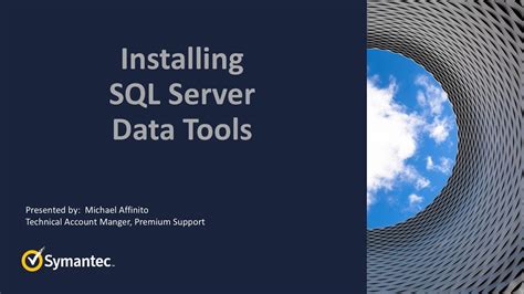 installing sql server data tools youtube