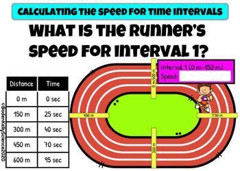Calculating Speed Intervals From Tables Boom Cards Digital Learning Digital Learning