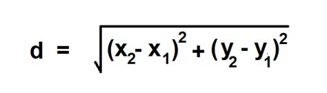 Pythagorean Theorem Distance Between Two Points Worksheets