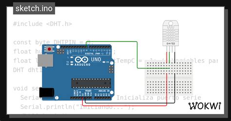 Sensor De Temperatura Y Humedad Dht 22 Digital Wokwi Esp32 Stm32
