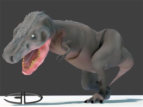 T Rex Render 06 By 3dan Mensional On Deviantart