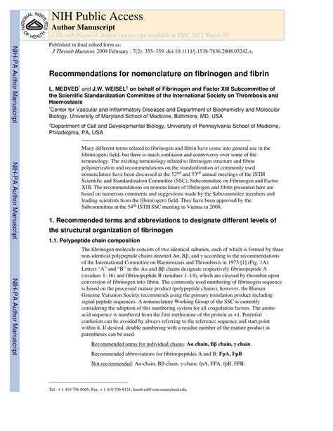 Pdf Fibrinogen Factor Xsosscoisot Haemostasis Recommendations For