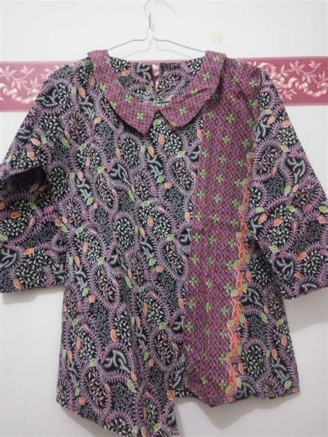 Contoh Model Baju Batik Kerja Wanita Modern Hobingeblog Com