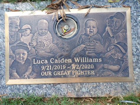Luca Caiden Williams 2019 2020 Find A Grave Memorial