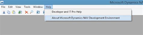 how to check microsoft dynamics nav build development environment