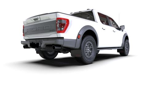 Rally Armor 21 23 Ford F 150 Raptor Black Ur Mud Flap W Red Logo Mf73