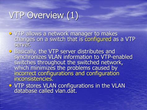 Ppt Vlan Trunking Protocol Vtp Powerpoint Presentation Free Download Id550802