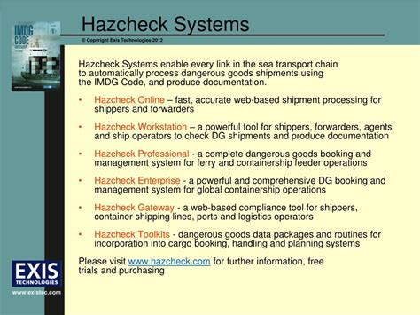 Ppt Introduction To Imdg Code Enhancing Safe Transport Of Dangerous