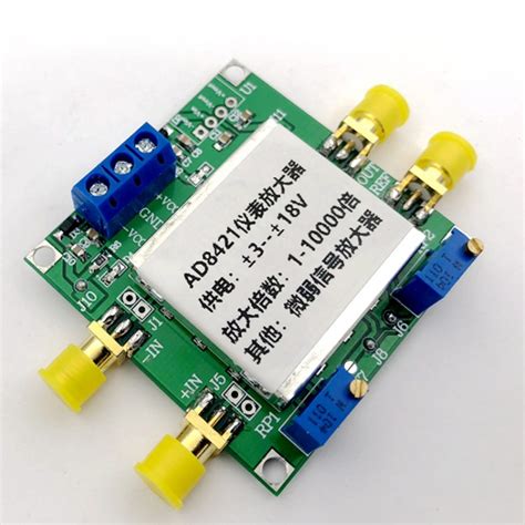 Ad8421 Universal Instrumentation Amplifier Module Lower Power Consumption Single Power Supply