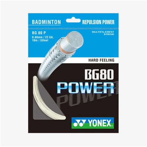 Yonex Bg 80 Power 10m Badminton String 2 Colors