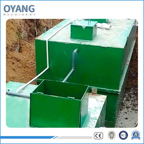 Containerized Small Compact Modular Sewage Treatment Plant For Villas
