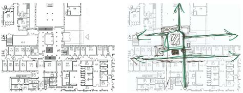 Case 1 Ground Floor Plan Showing The Hall Where The Waiting