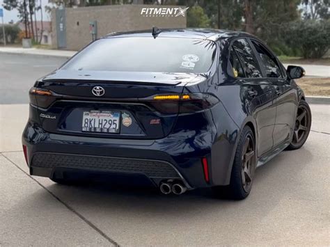 2020 Toyota Corolla Se With 18x95 Enkei Ts 5 And Vercelli 255x35 On